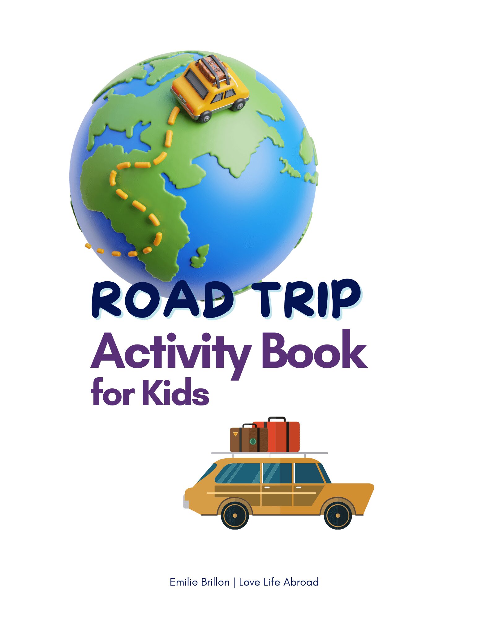 Road Trip Activity Book Printable
